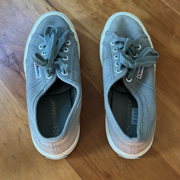 Superga | Shoes | Hardly Used Superga Gray Sneakers Never Fit Right ...